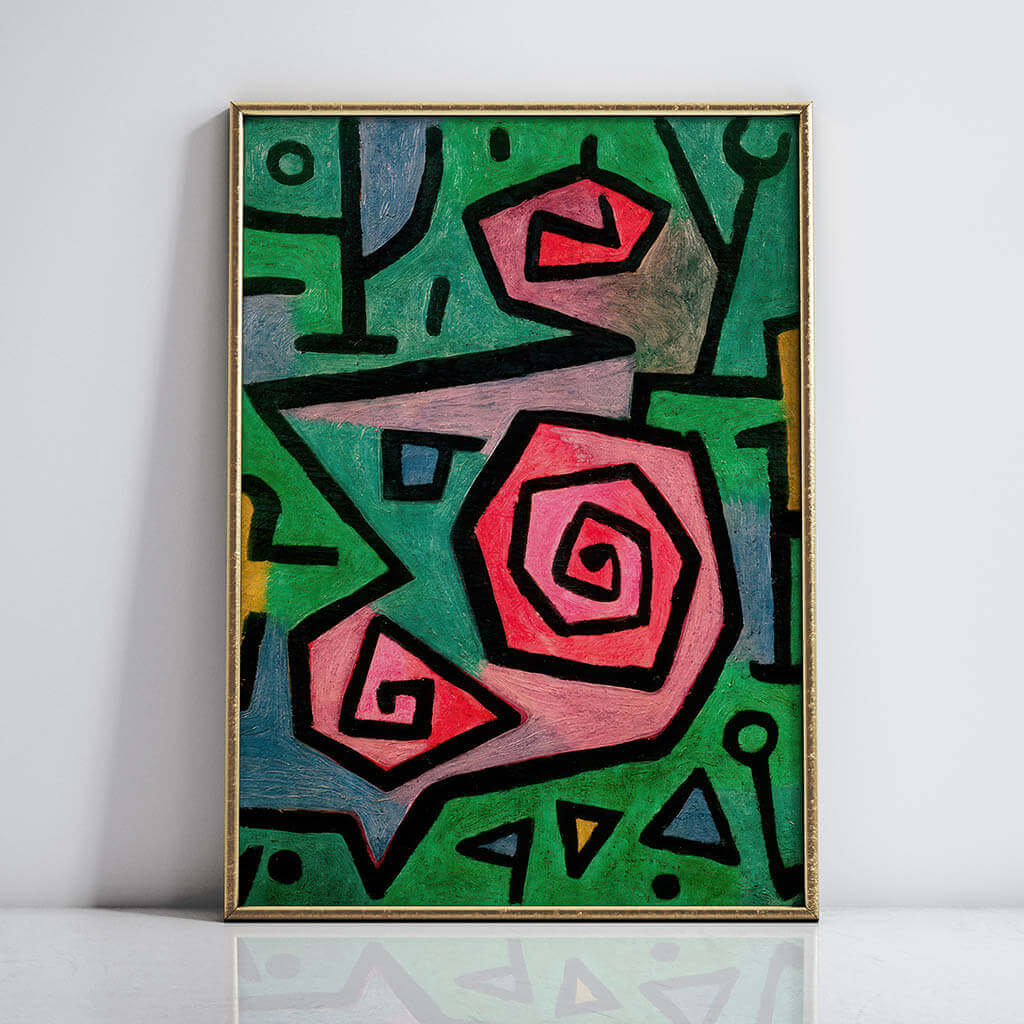 MangoHoo Paul Klee-Heroic Roses 1938-Eclectic Gallery Art-Flower Poste