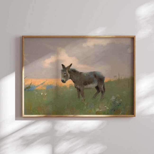Cute Donkey Artwork - Printable & Downloadable | MangoHoo